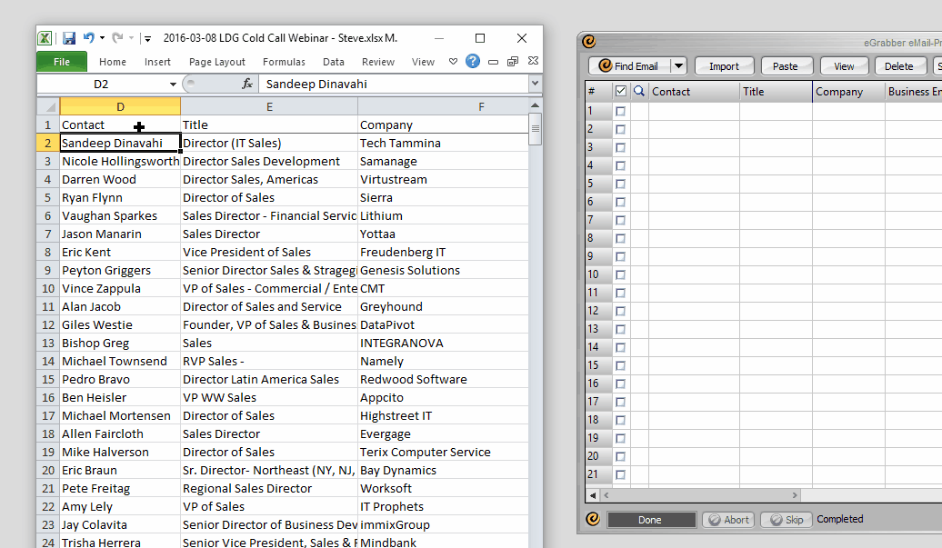 How To Import Your Existing Contacts, Then Append/Verify Email Address ...
